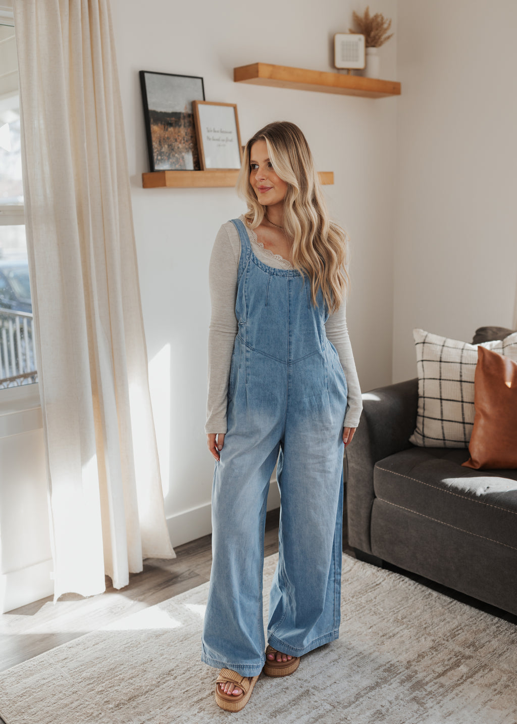 Forevermore Denim Jumper – Dolly Boutique