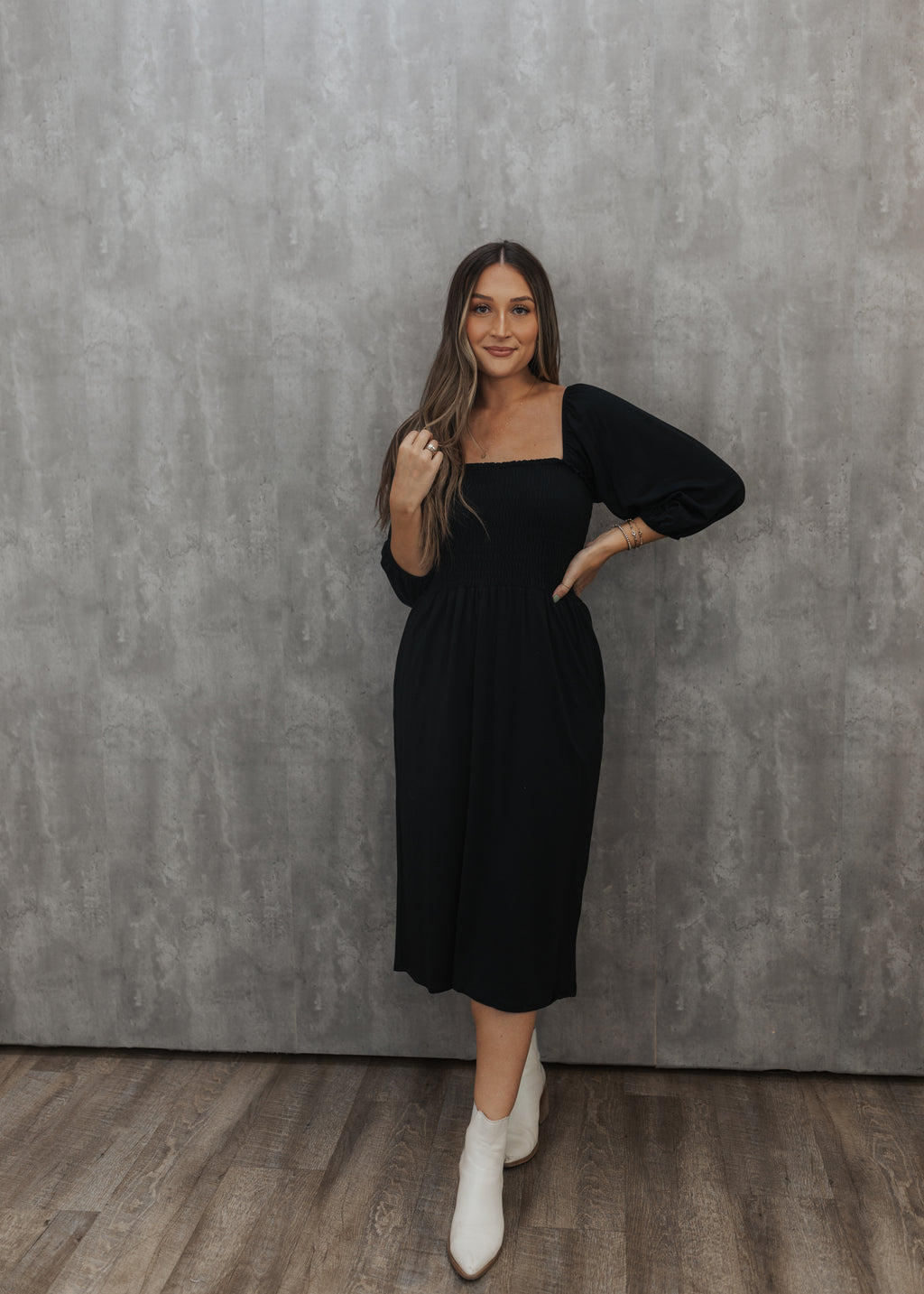 Fallin' For You Dress - Black – Dolly Boutique