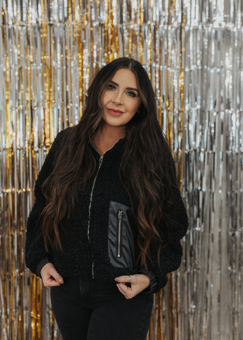 Piper Sherpa Jacket – Dolly Boutique